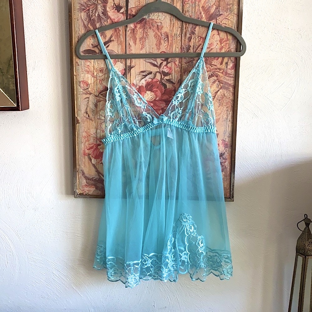 Fredericks Of Hollywood Str Teddy Lingerie Cosplay - Gem